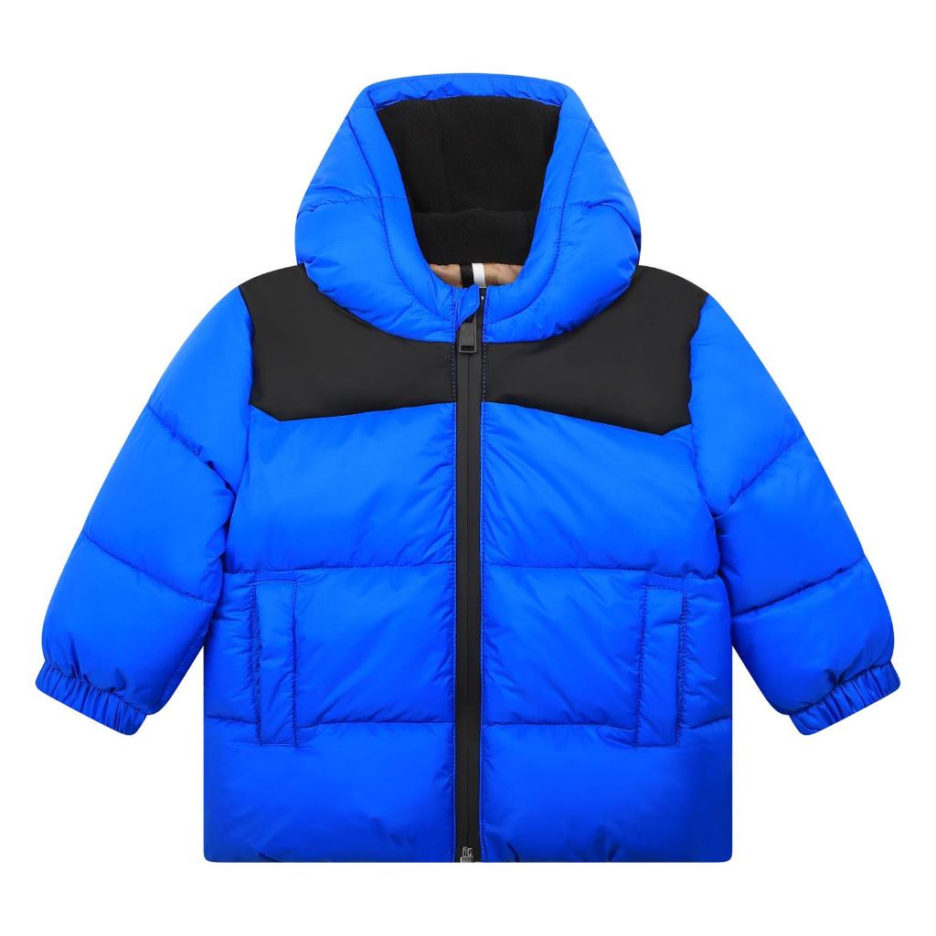 BOSS PUFFER JACKET J06275 | Designer Childrenswear | Puddleduckskids ...